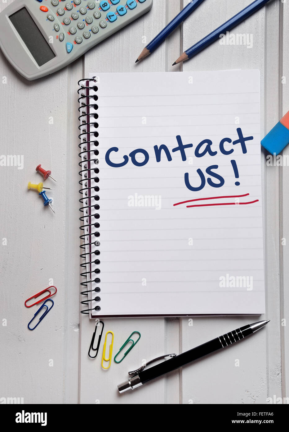 Contact us concept word hi-res stock photography and images - Alamy