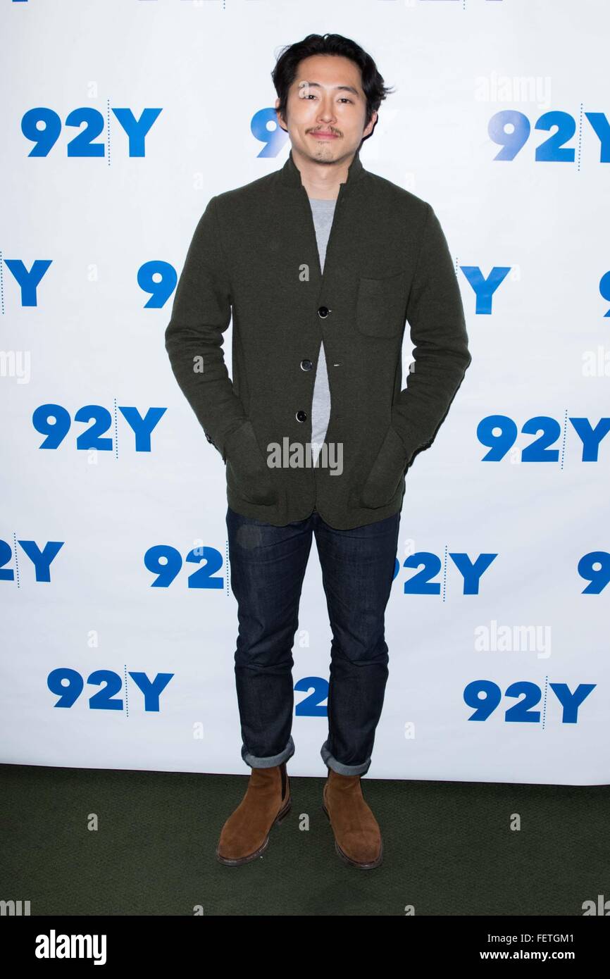 New York, NY, USA. 8th Feb, 2016. Steve Yeun at a public appearance for ...