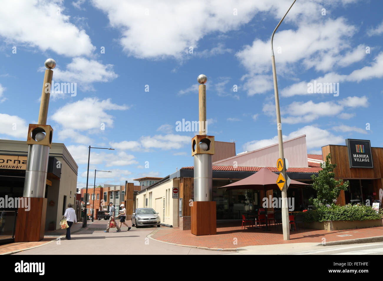 The Canberra suburb of Manuka Stock Photo - Alamy