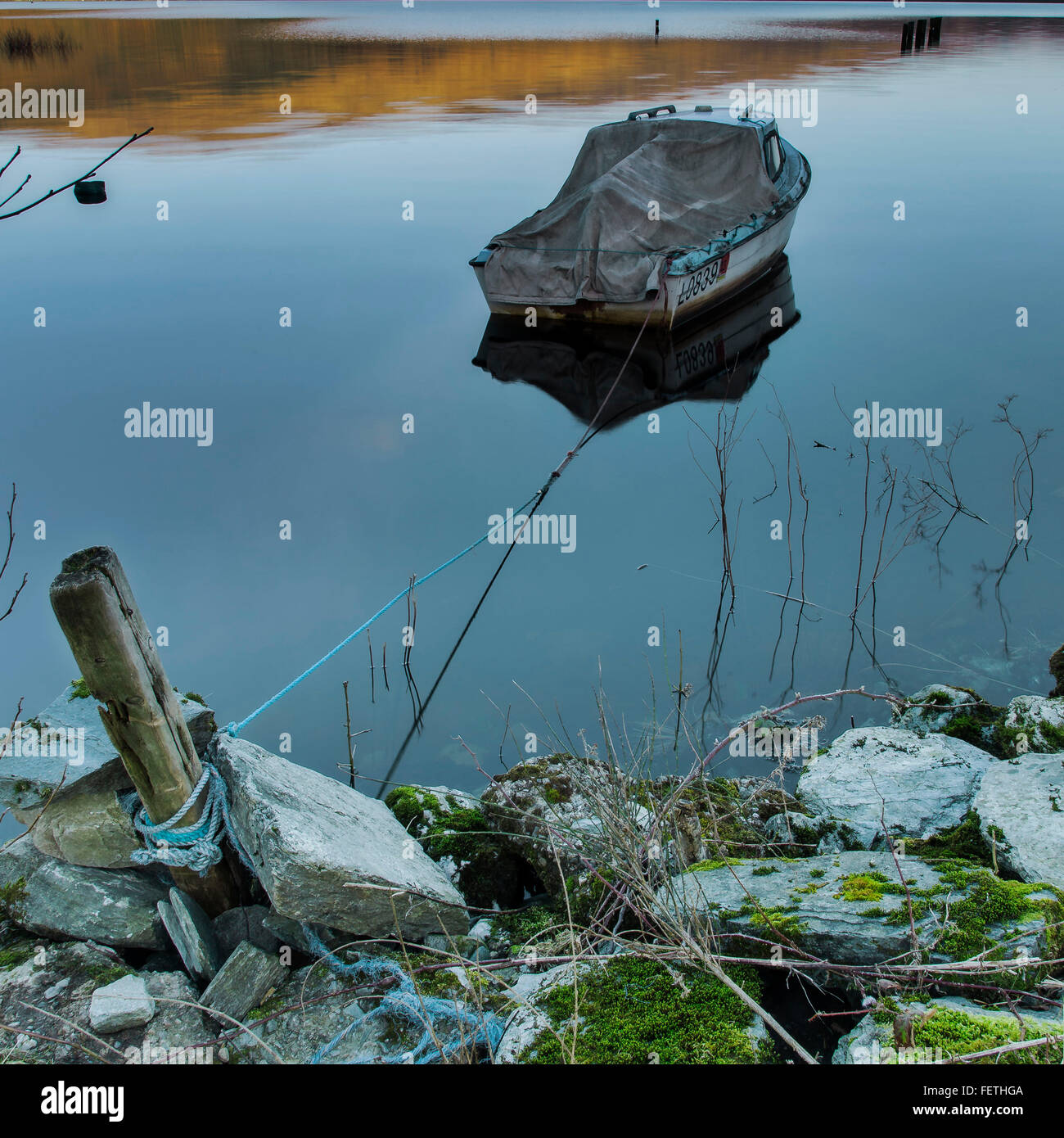 Moored on Loch Lomond Stock Photo - Alamy