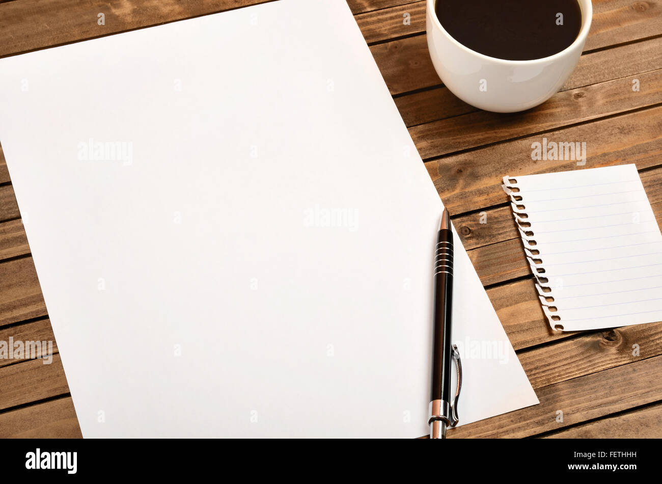 Table paper writing hi-res stock photography and images - Alamy