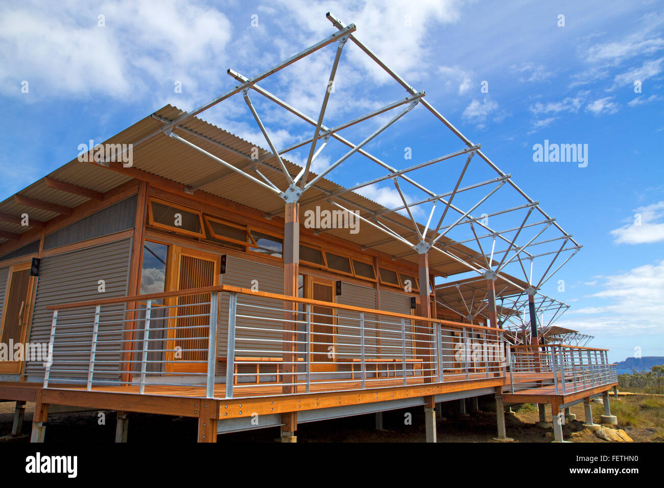 Surveyors, the first hut along the Three Capes Track Stock Photo - Alamy