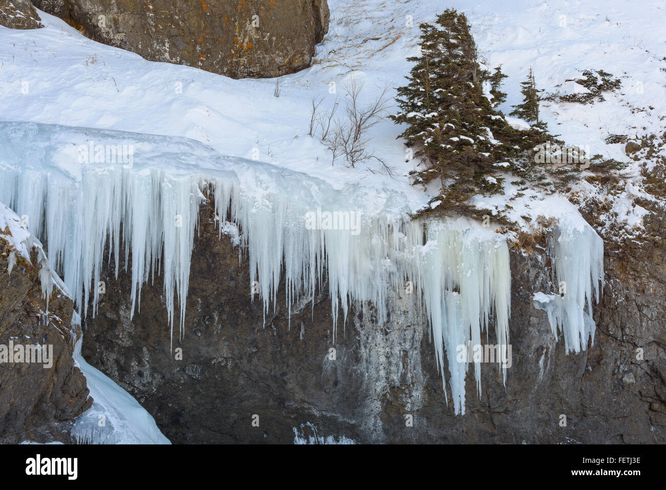 Ice fall, Sakhalin Island, Russia Stock Photo - Alamy