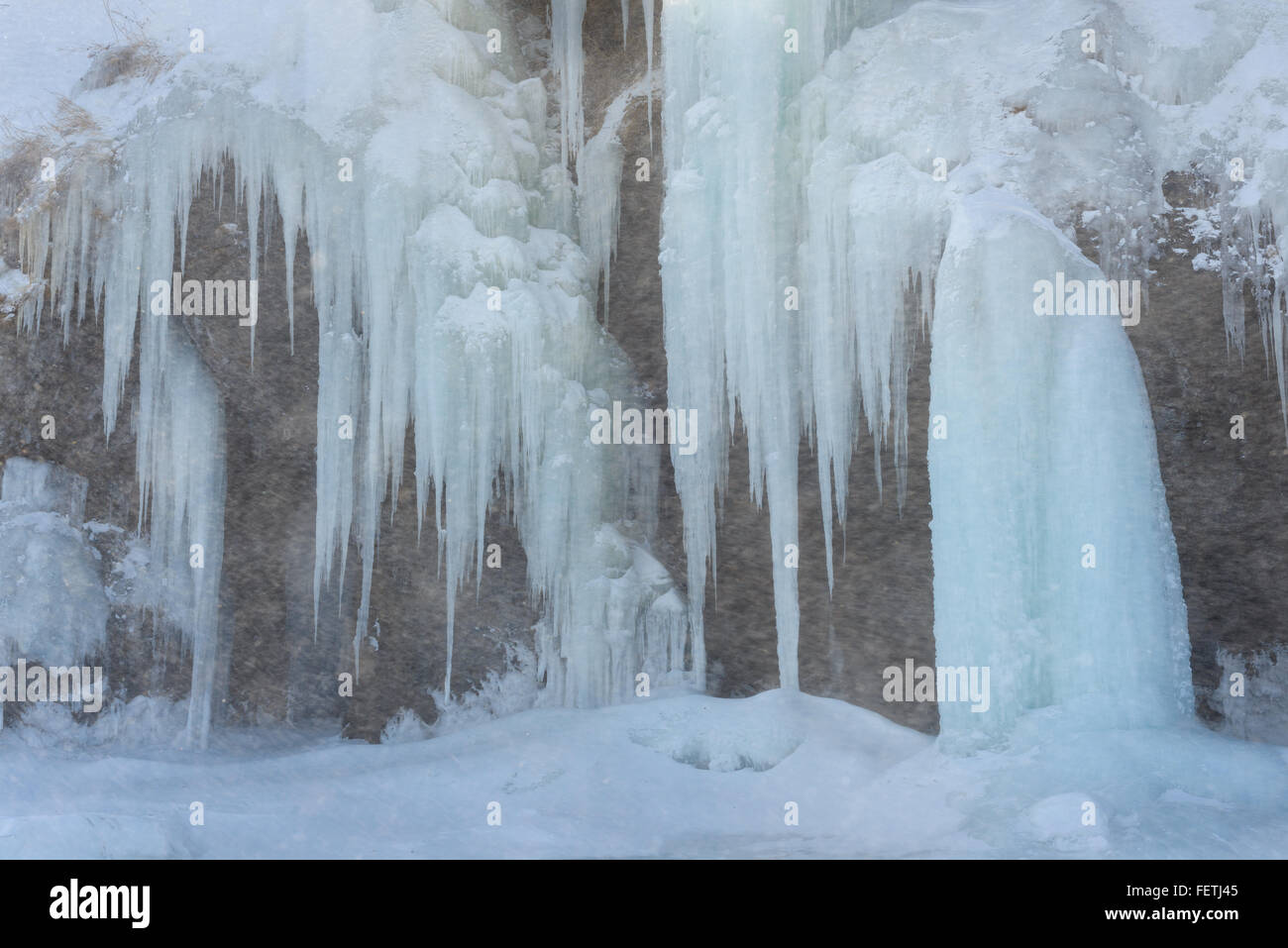 Ice fall, Sakhalin Island, Russia Stock Photo - Alamy
