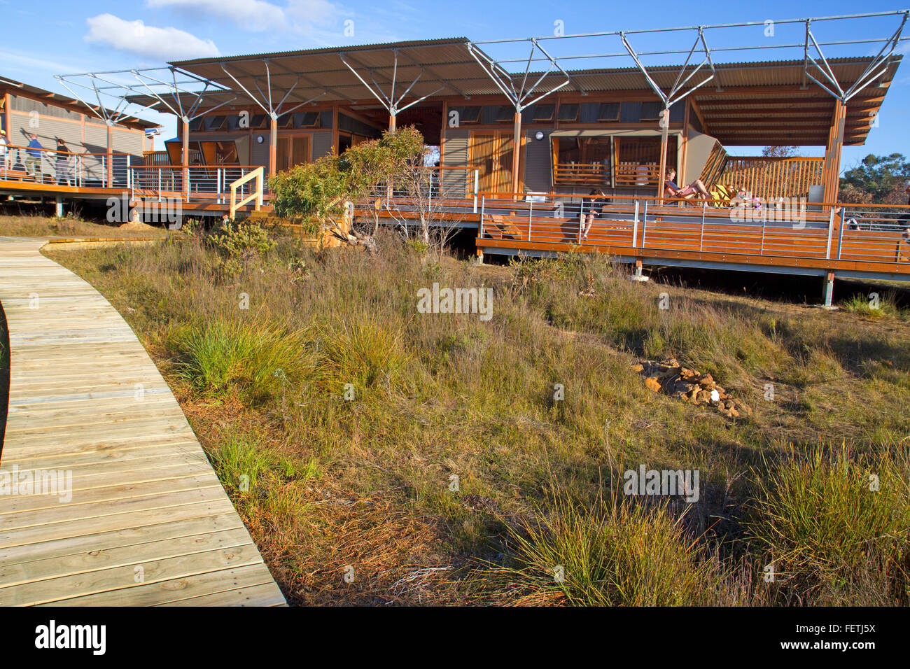 Surveyors, the first hut along the Three Capes Track Stock Photo - Alamy