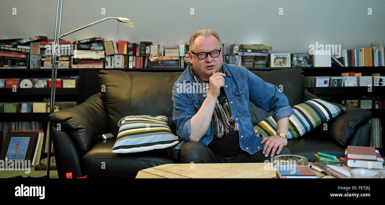 Singer Heinz Rudolf Kunze during an interview with dpa in his home in ...