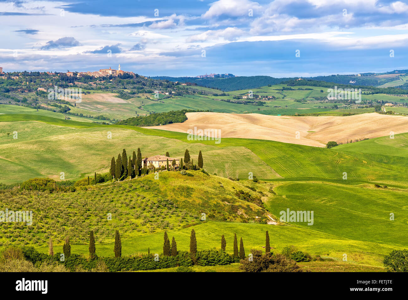 Tuscany at spring Stock Photo - Alamy