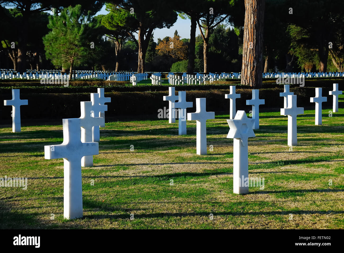 Sicily rome american cemetery hi-res stock photography and images - Alamy