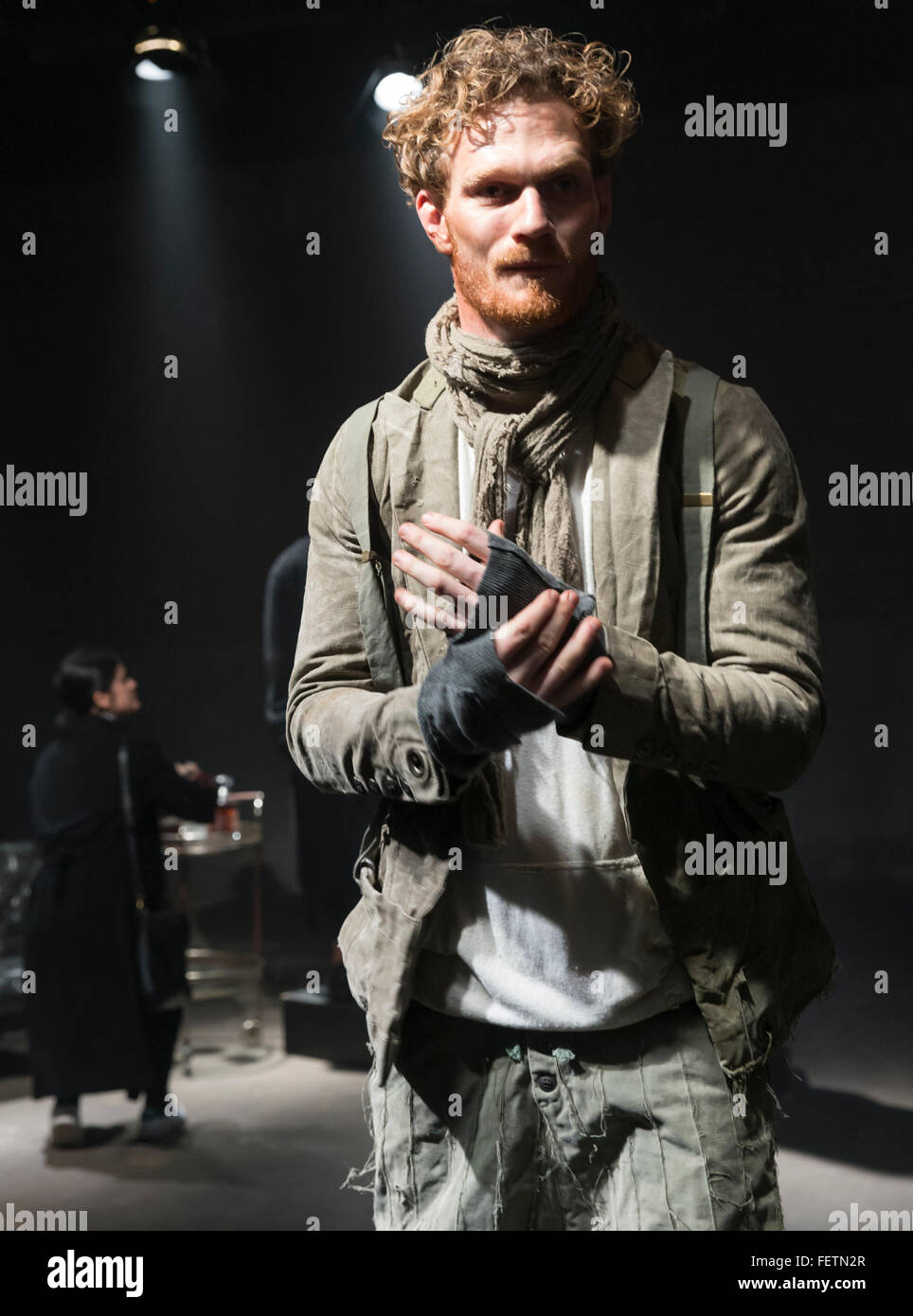 NEW YORK, NY - FEBRUARY 3, 2016: David Axell poses at Greg Lauren ...