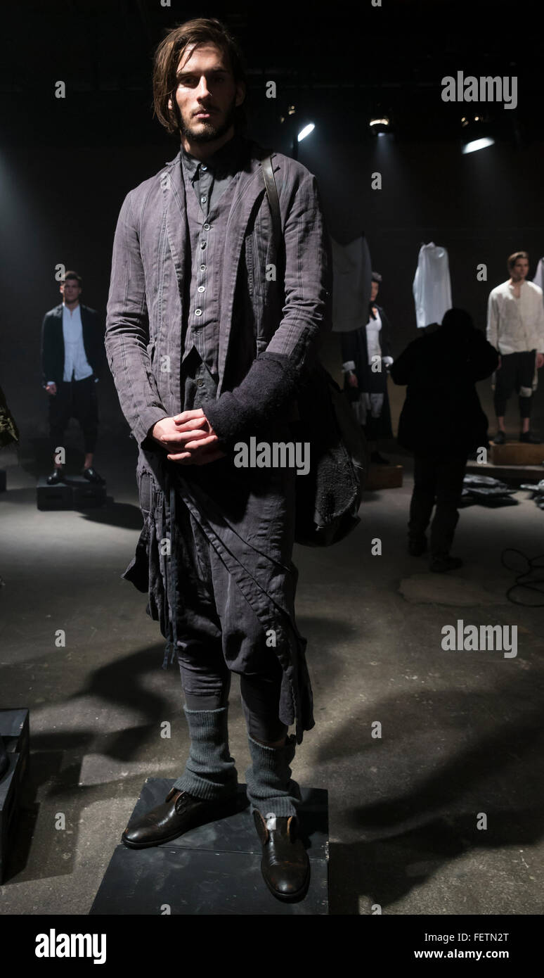 NEW YORK, NY - FEBRUARY 3, 2016: Eric Bryant poses at Greg Lauren ...