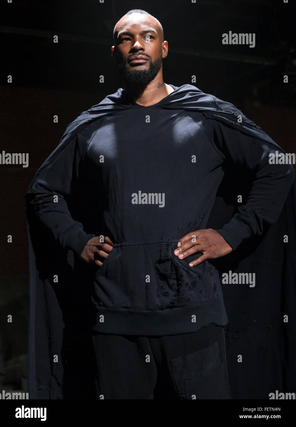NEW YORK, NY - FEBRUARY 3, 2016: Tyson Beckford poses at Greg Lauren ...