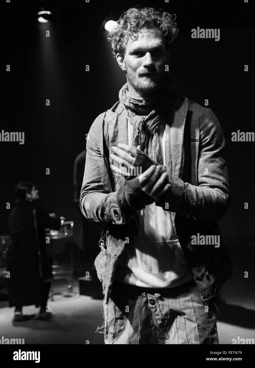 NEW YORK, NY - FEBRUARY 3, 2016: David Axell poses at Greg Lauren ...