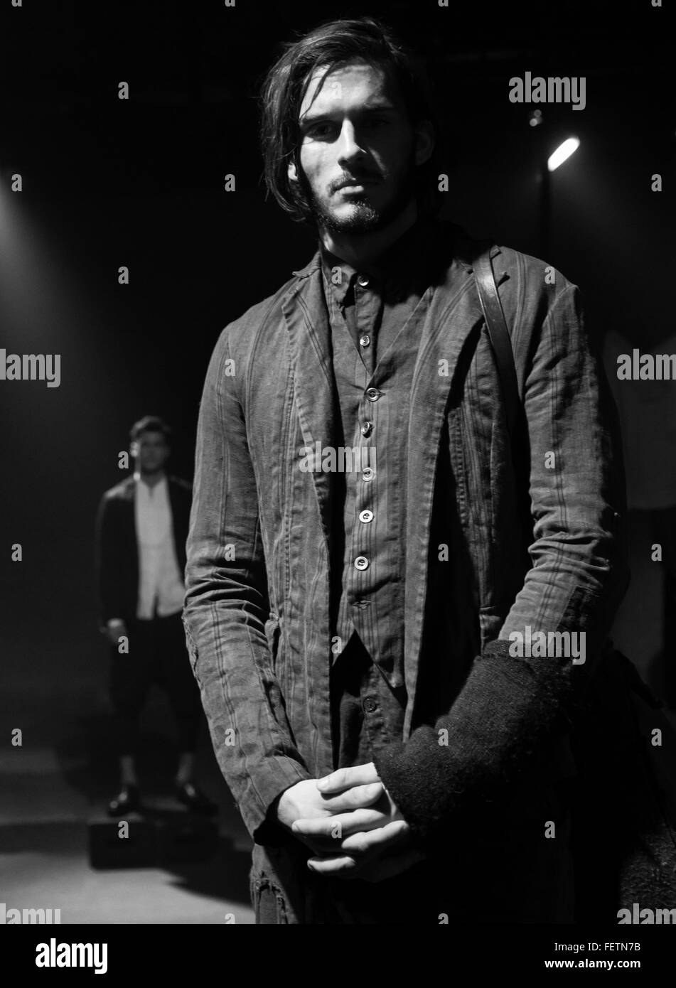 NEW YORK, NY - FEBRUARY 3, 2016: Eric Bryant poses at Greg Lauren ...