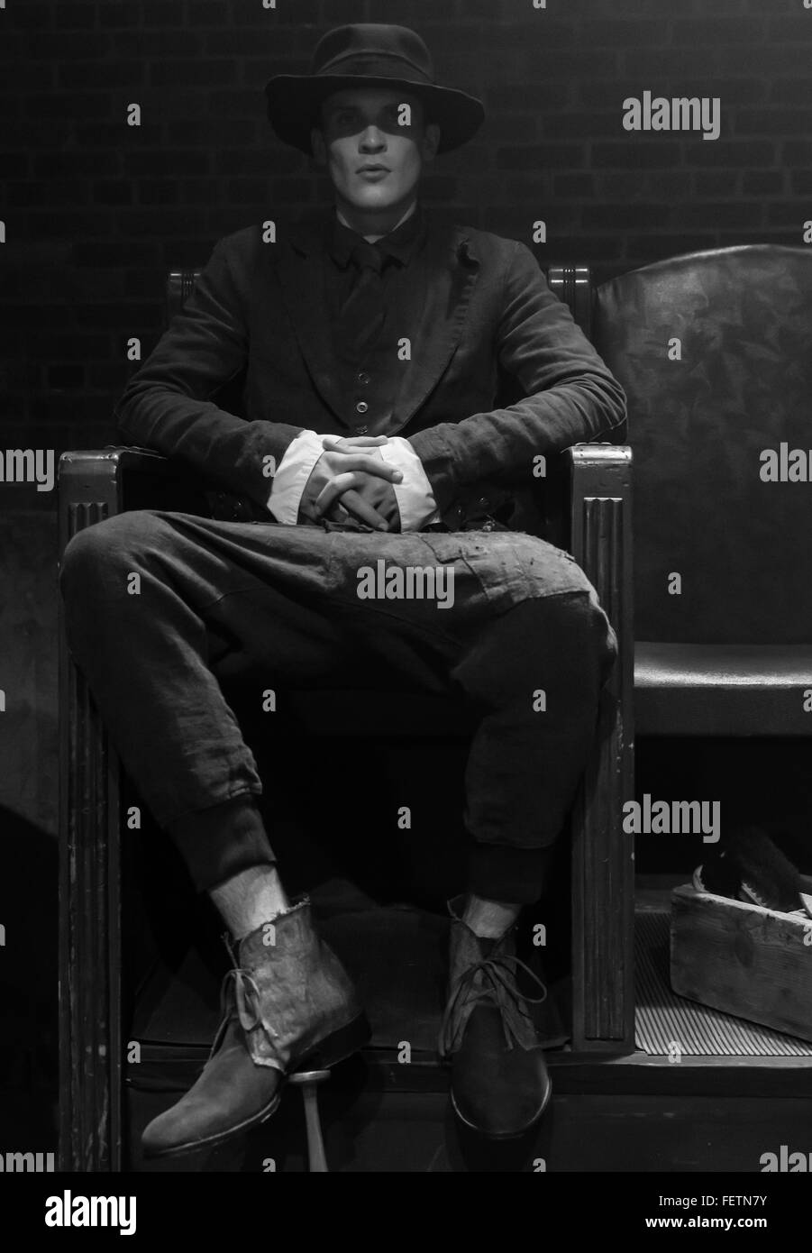 NEW YORK, NY - FEBRUARY 3, 2016: William Eustace poses at Greg Lauren ...