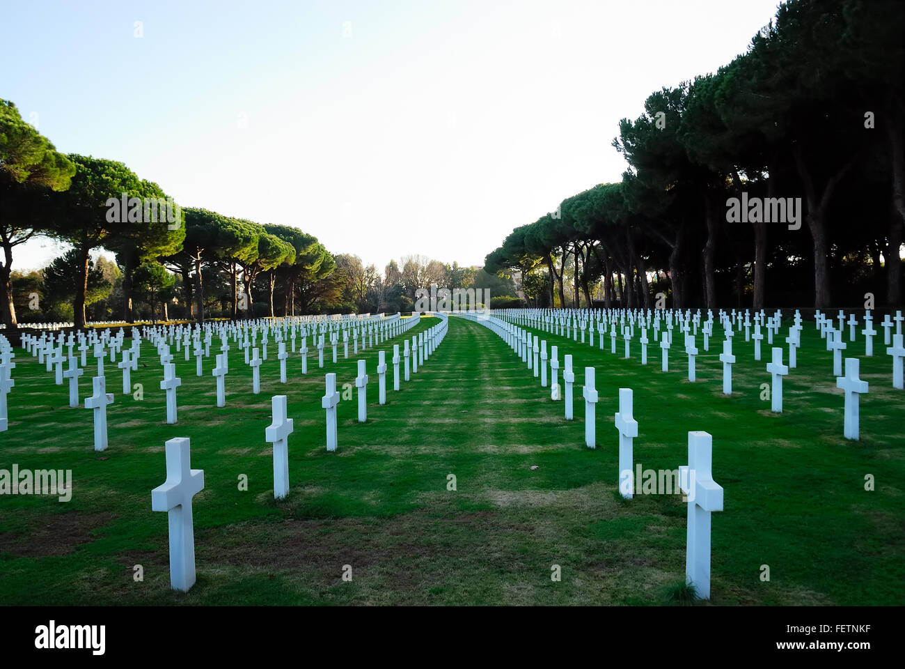 Sicily Rome American Cemetery High Resolution Stock Photography and ...