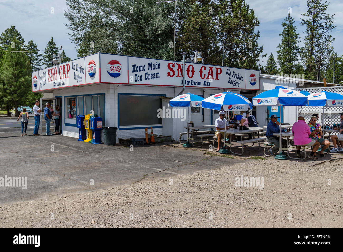 Burger shop hi-res stock photography and images - Alamy