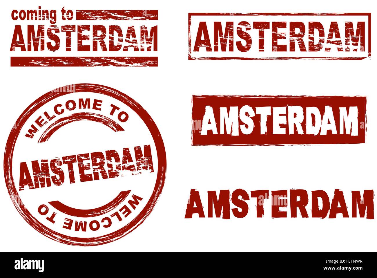 Amsterdam stamp hi-res stock photography and images - Alamy