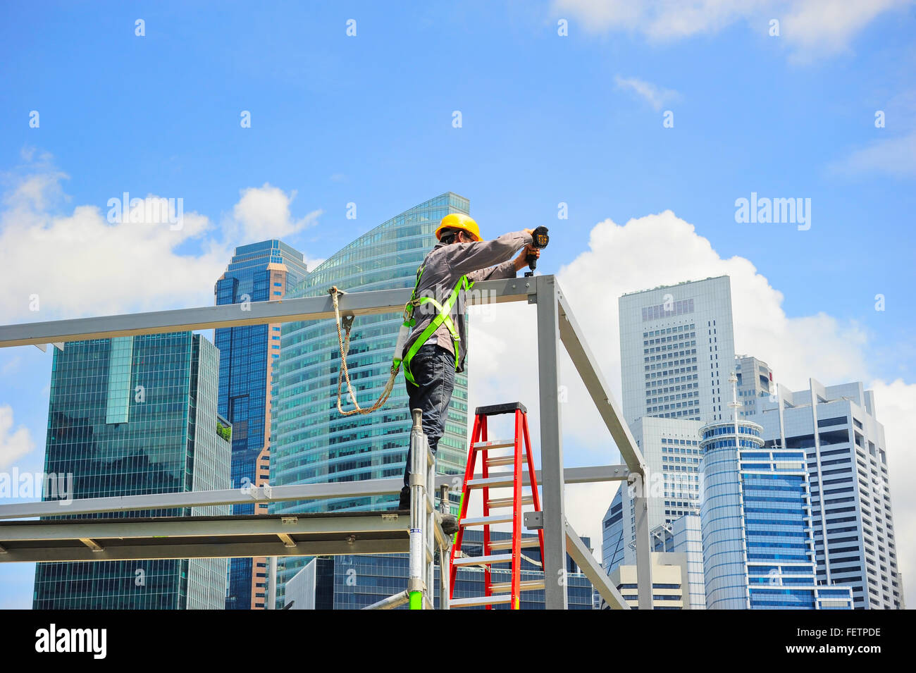 Active construction work in progress hi-res stock photography and ...