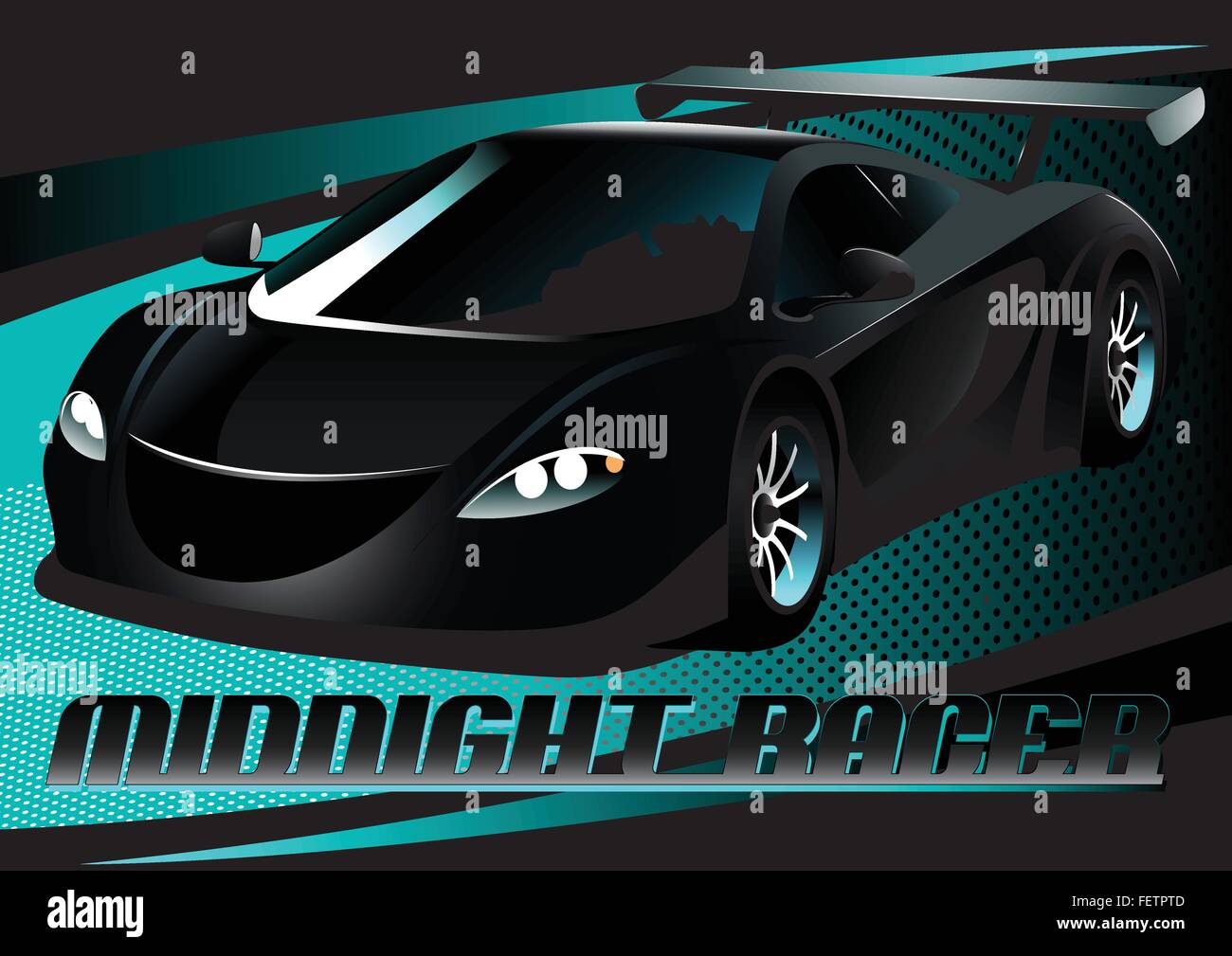 Aqua car Stock Vector Images - Alamy