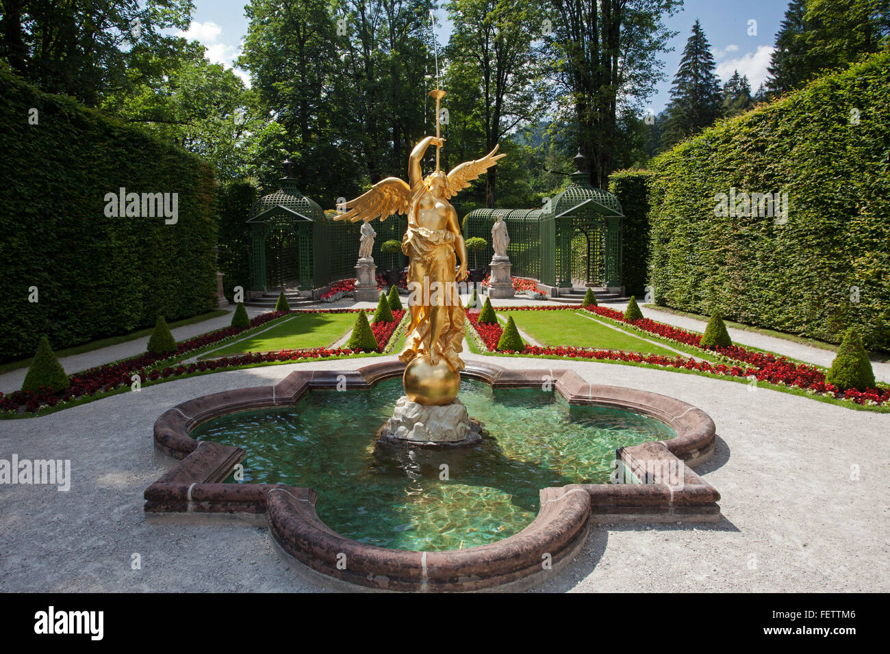 Western Parterre: Fama, the Goddess of Fame Stock Photo - Alamy