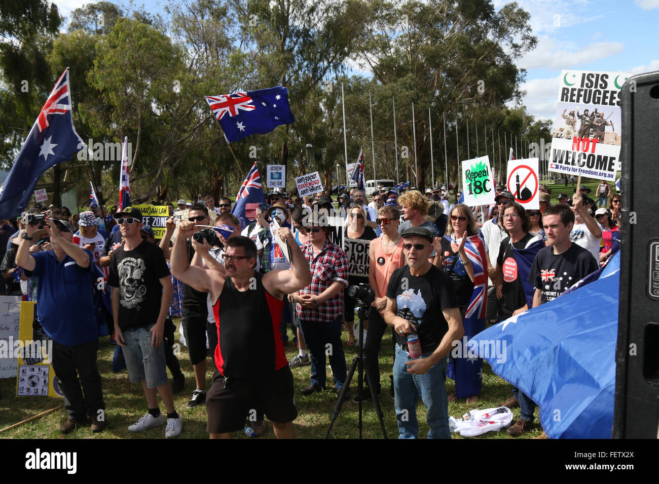 'Save Our Country, Save Our Culture, Save Our Future' rally in Canberra ...