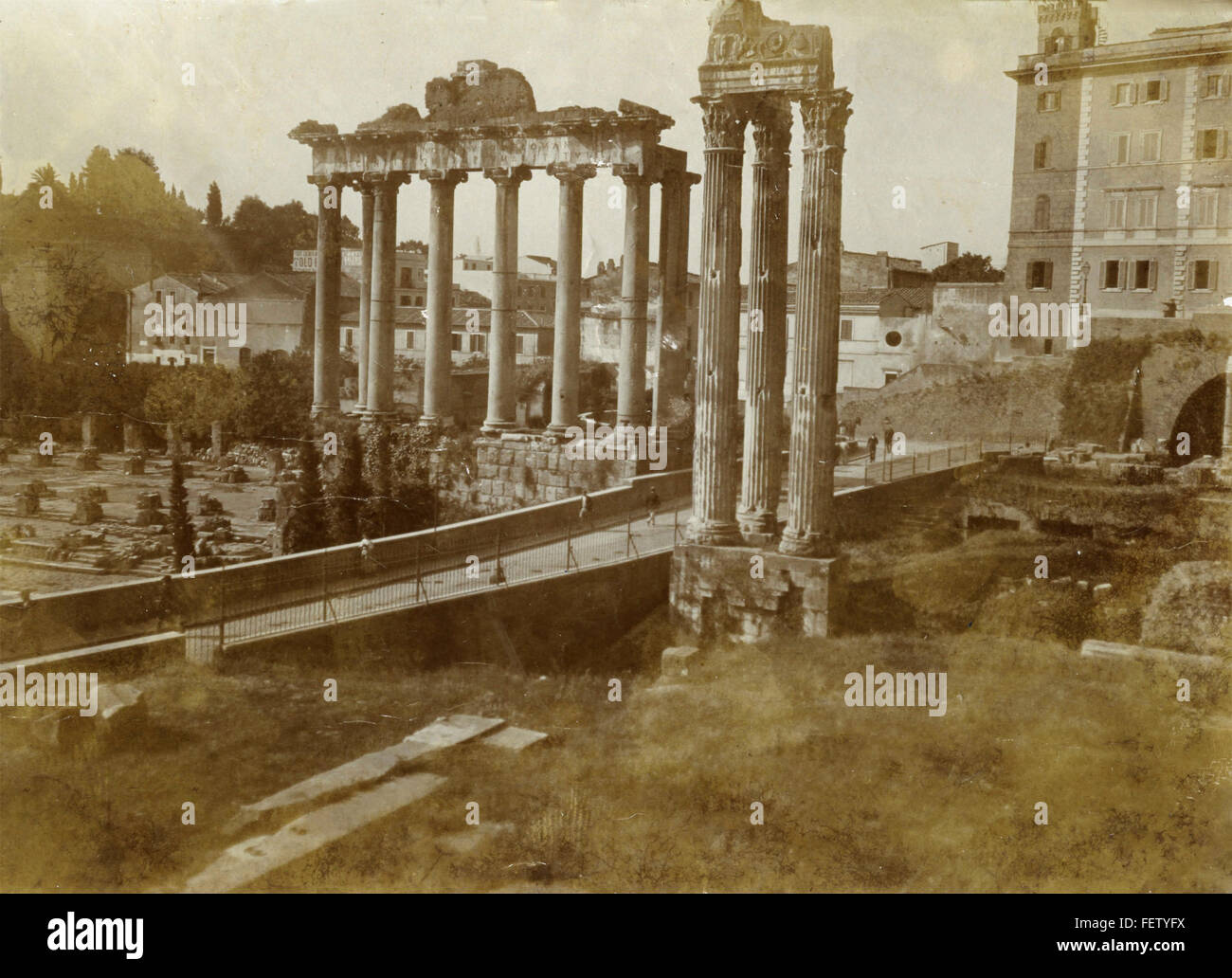 Forum rome 1930s hi-res stock photography and images - Alamy