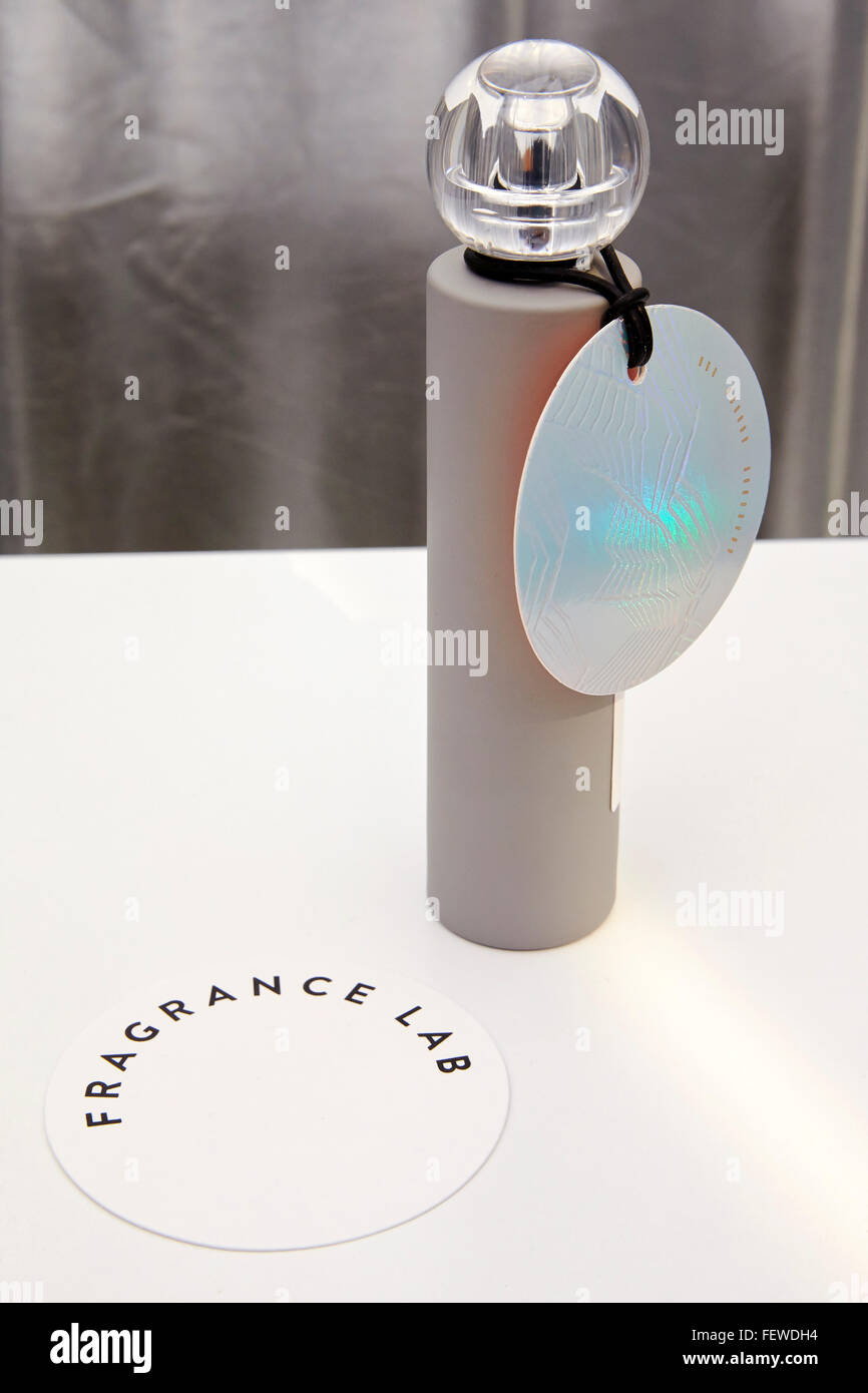 Still life with fragrance flask. Fragrance Lab Selfridges, London ...