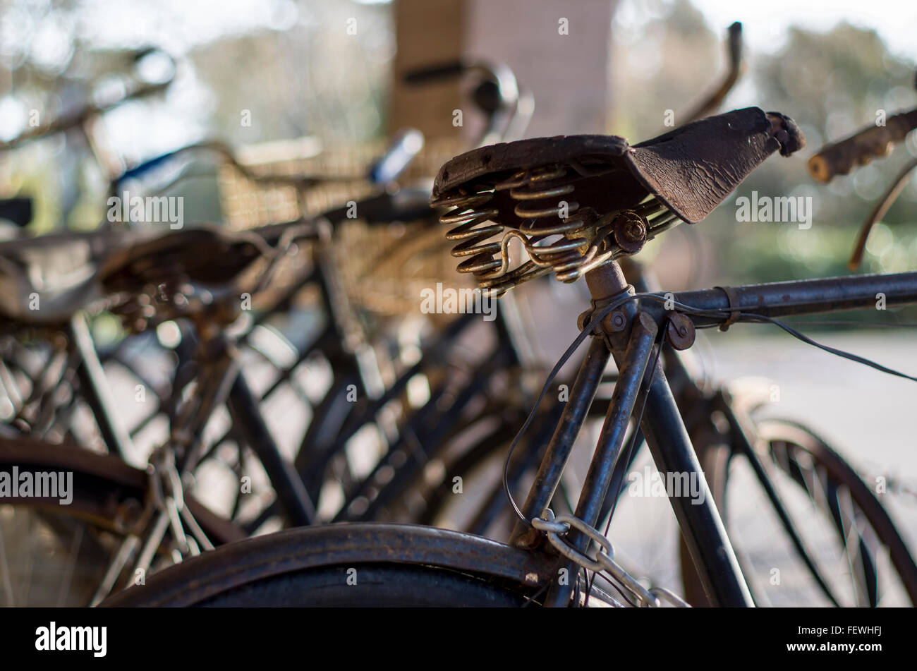 Vintage push bike hi-res stock photography and images - Alamy