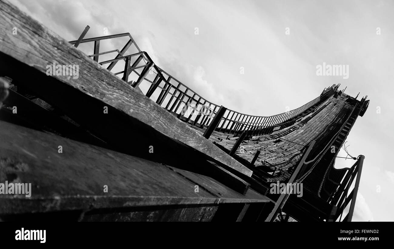 Wooden old bridge hi-res stock photography and images - Alamy