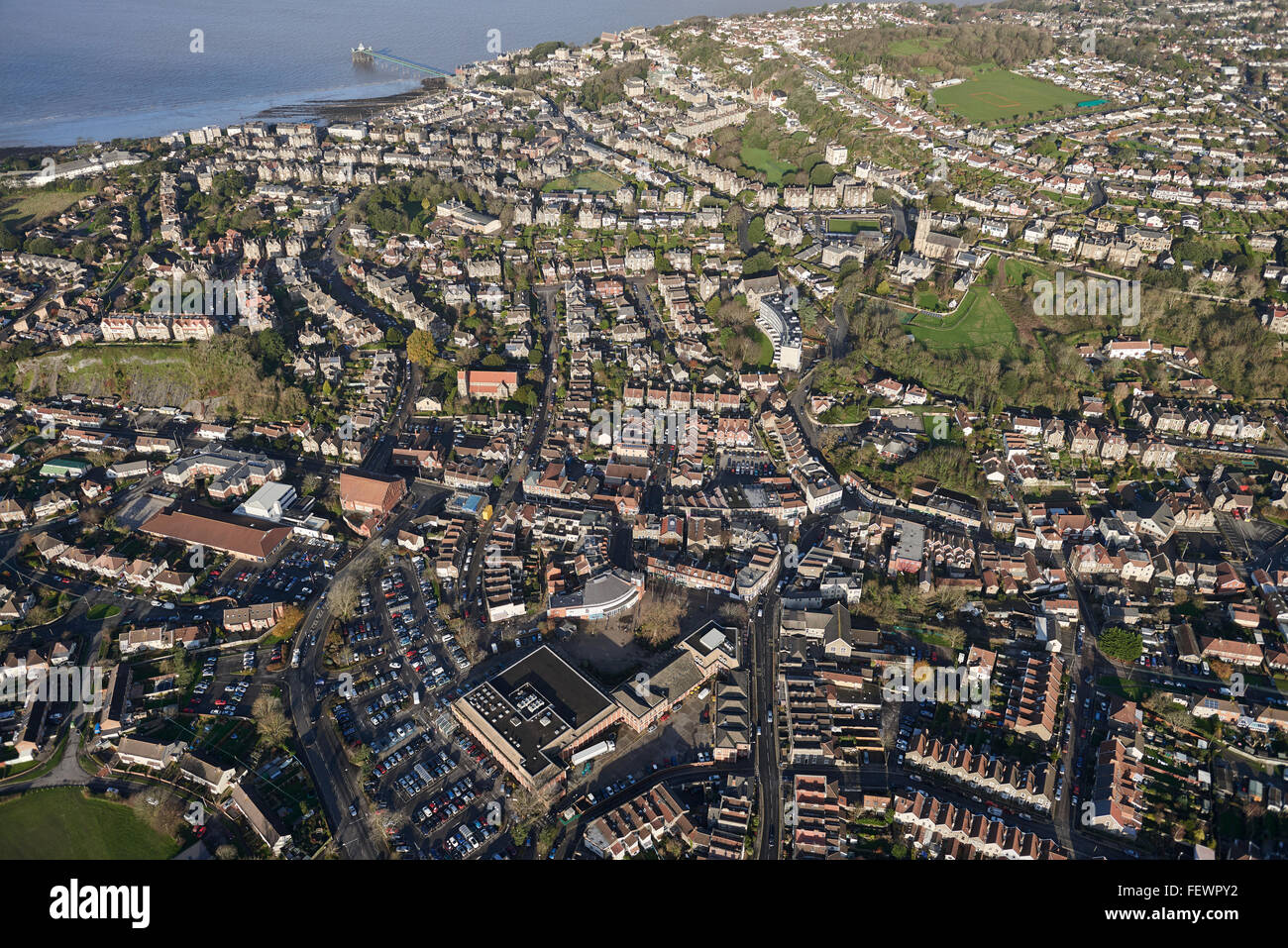Clevedon north somerset england united kingdom hi-res stock photography ...