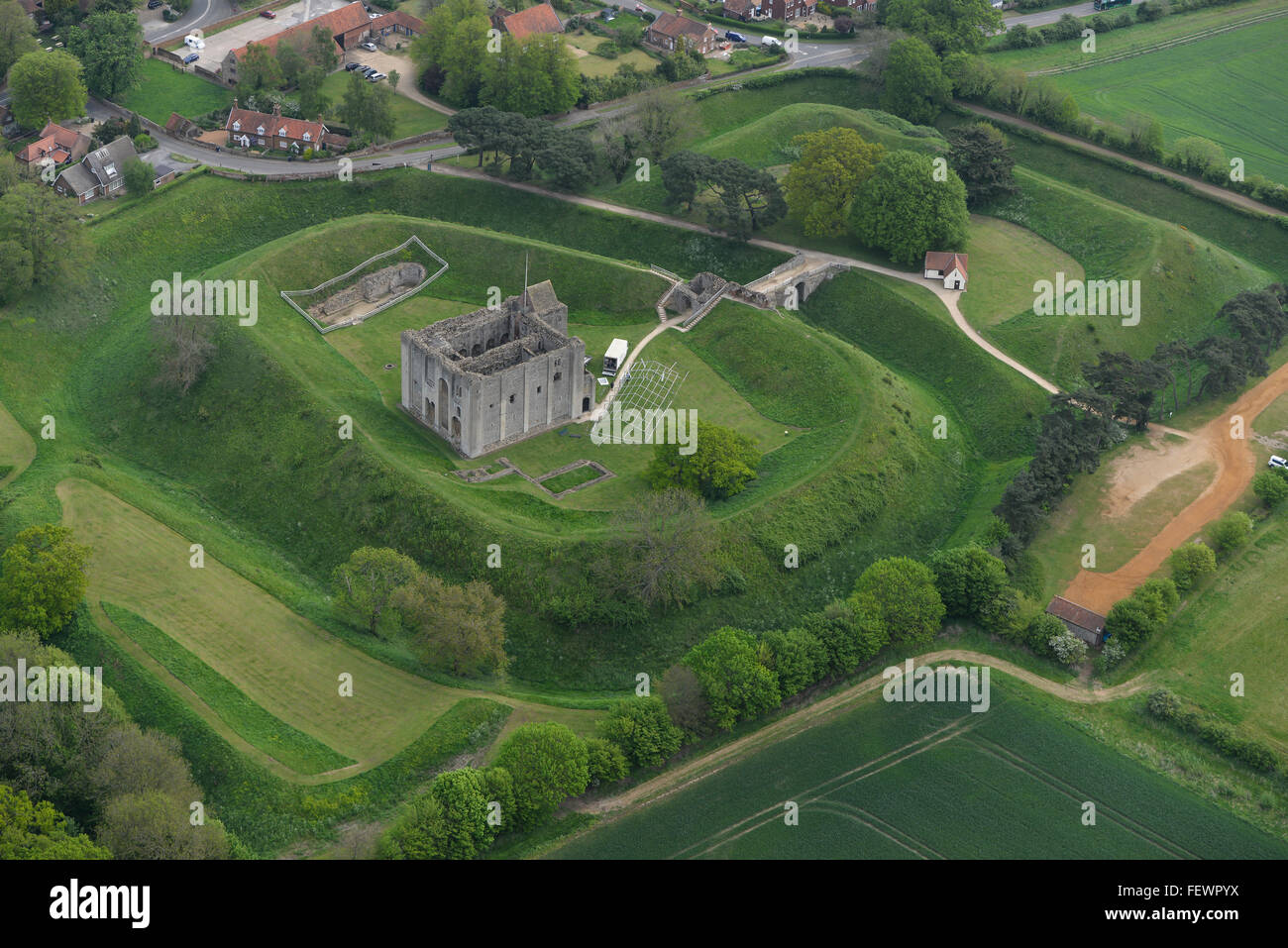Castle rising village hi-res stock photography and images - Alamy