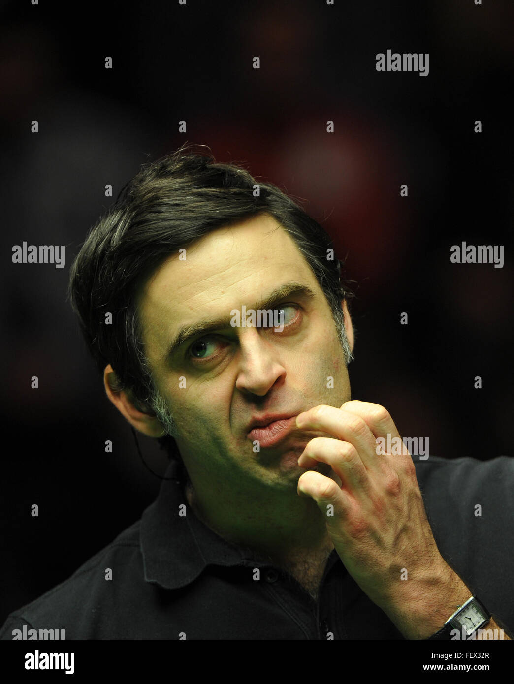 English professional snooker player Ronnie O'Sullivan serves as co ...