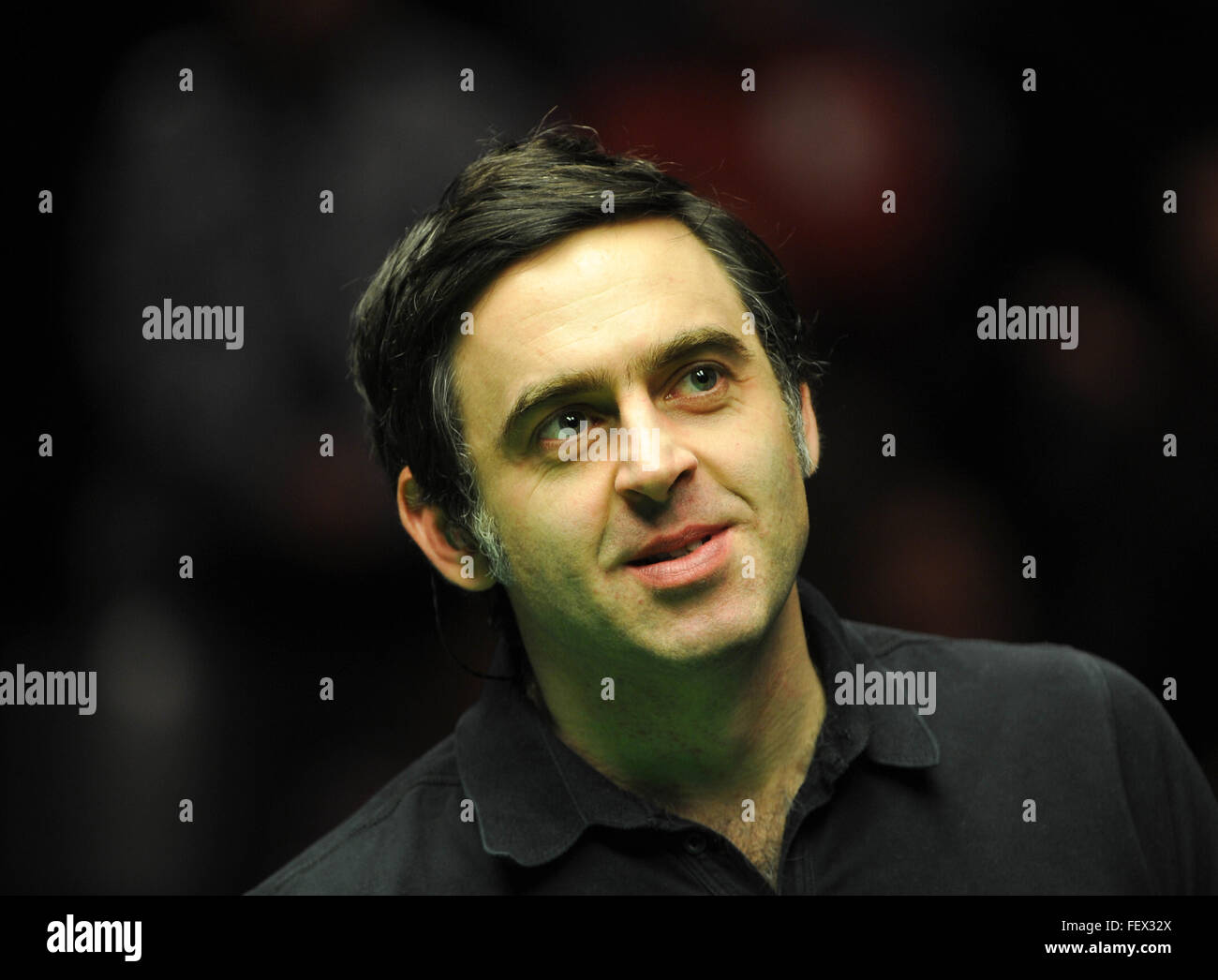 English professional snooker player Ronnie O'Sullivan serves as co ...