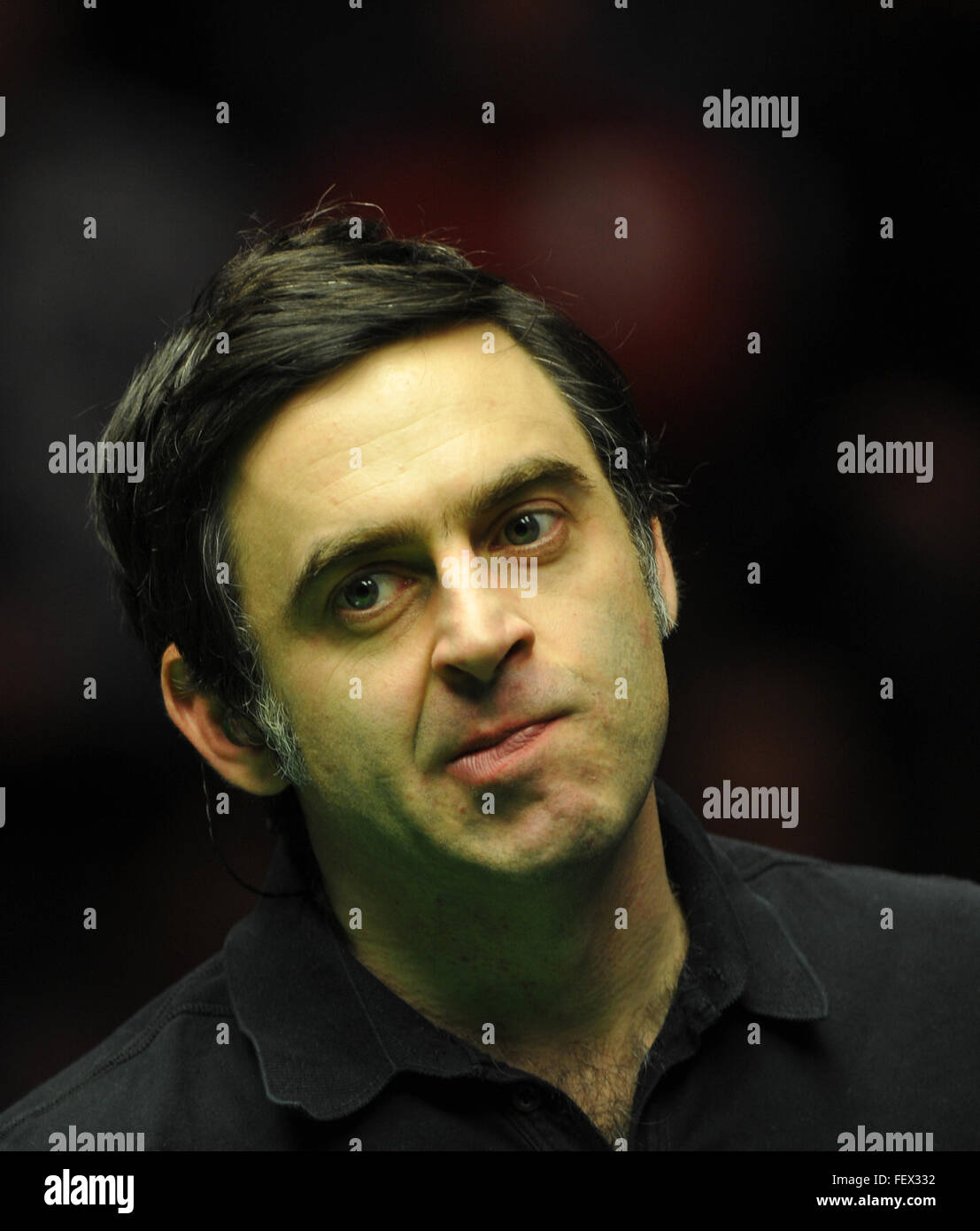 English professional snooker player Ronnie O'Sullivan serves as co ...