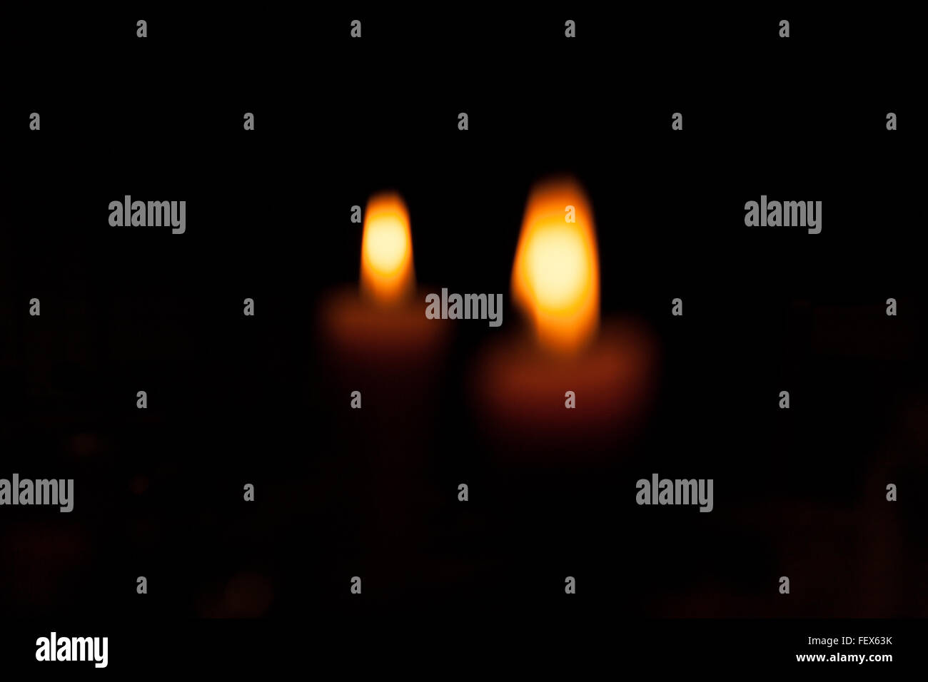 Two candles hi-res stock photography and images - Alamy