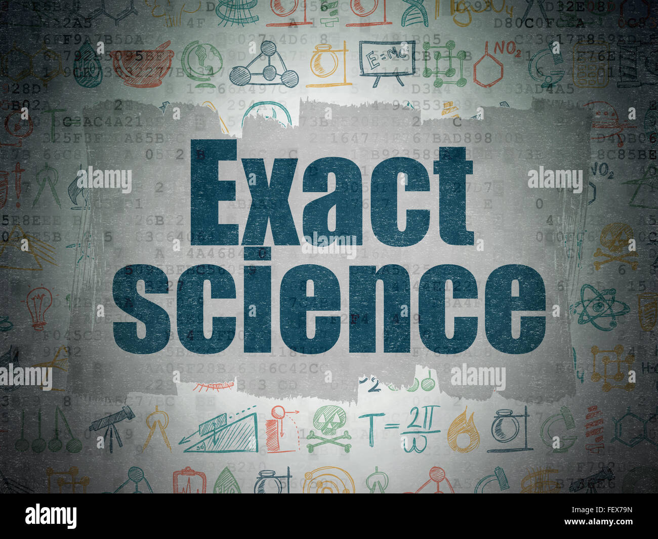Science concept: Exact Science on Digital Paper background Stock Photo ...