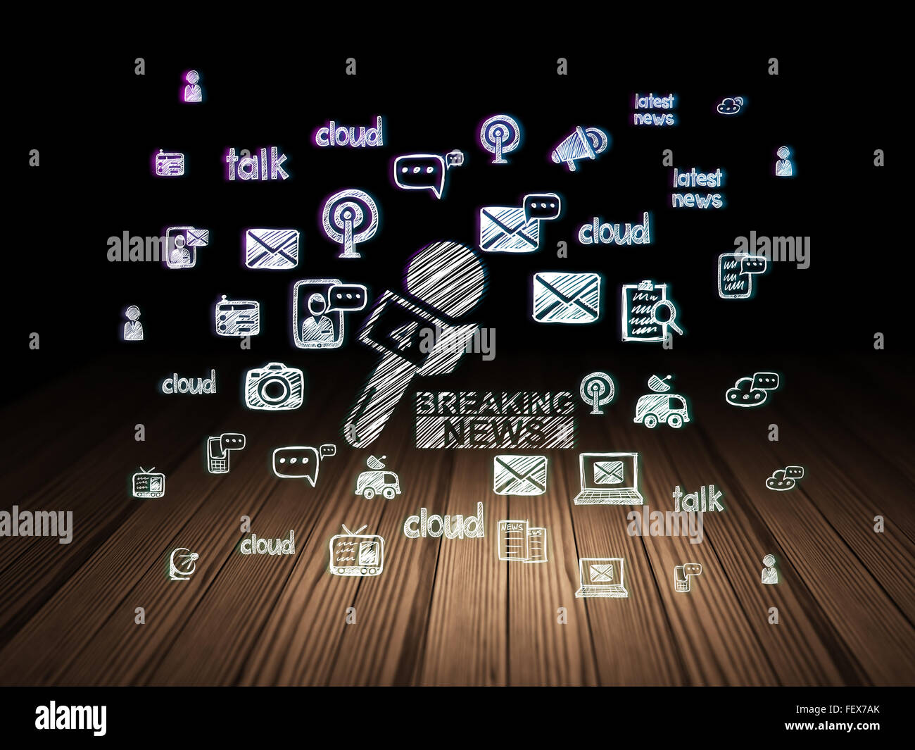 Brown microphone icon hi-res stock photography and images - Alamy