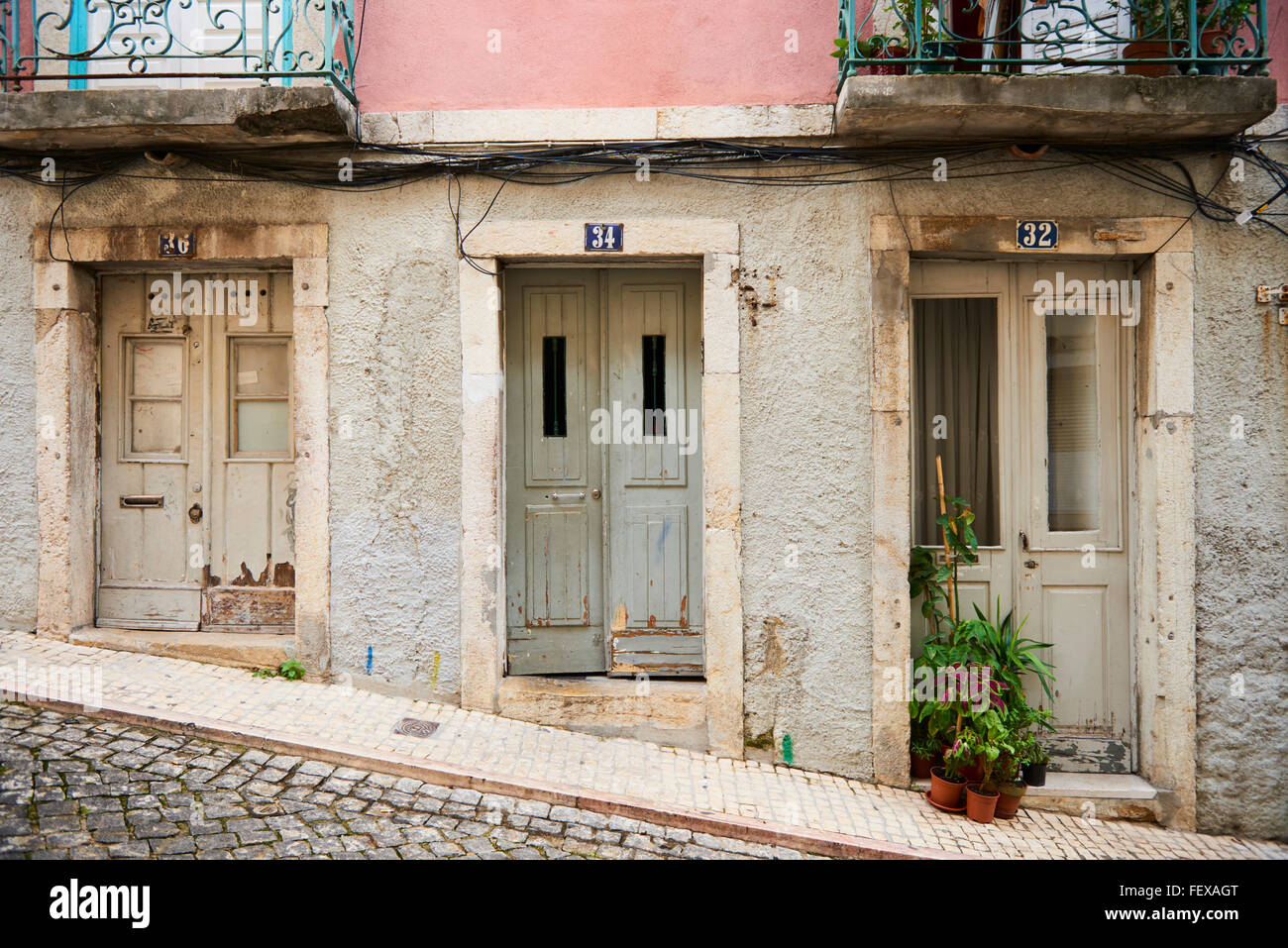 Old architecture in lisbon hi-res stock photography and images - Alamy
