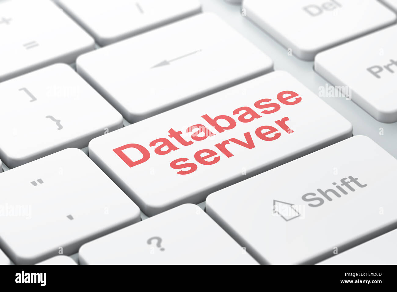 Database concept: Database Server on computer keyboard background Stock Photo - Alamy