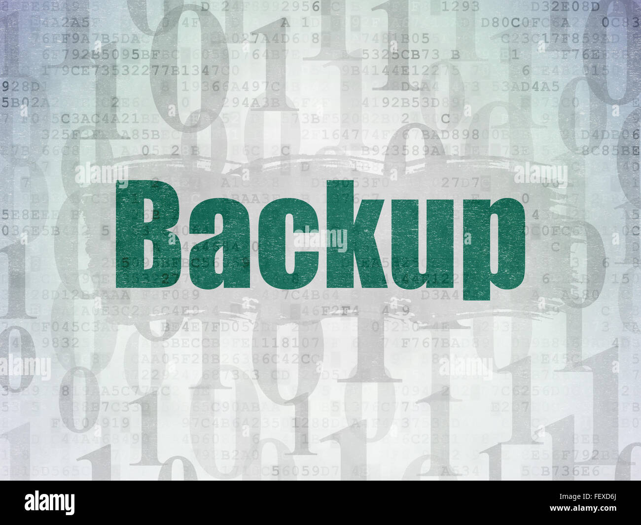 Software concept: Backup on Digital Paper background Stock Photo - Alamy