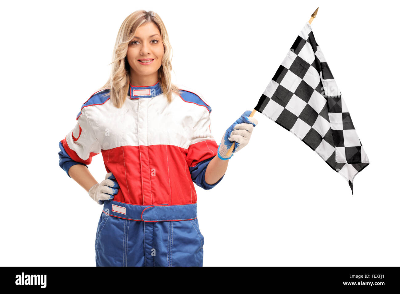 Checkered flag and car and race hi-res stock photography and images - Alamy