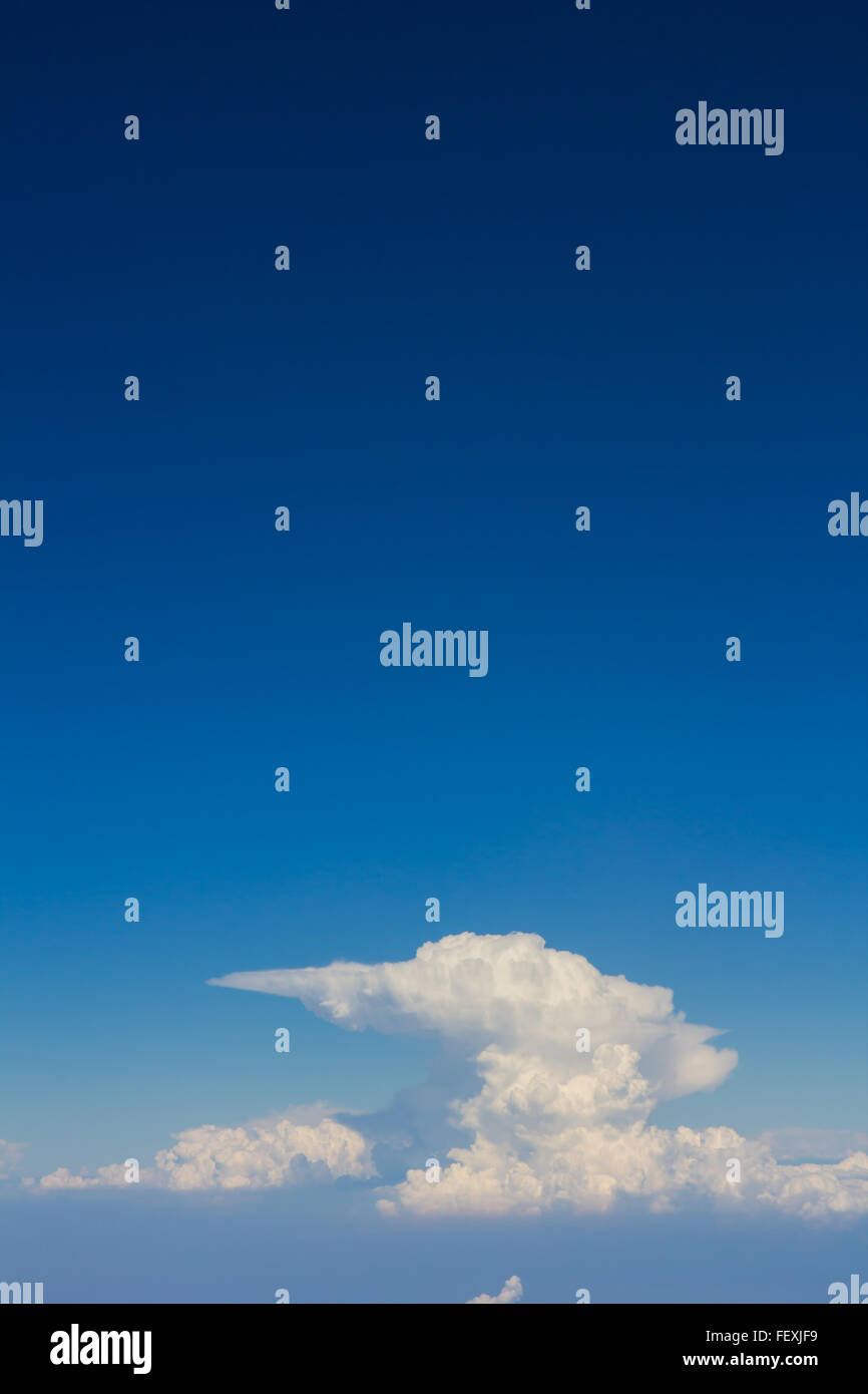 sky over cloud layer air view background only Stock Photo - Alamy