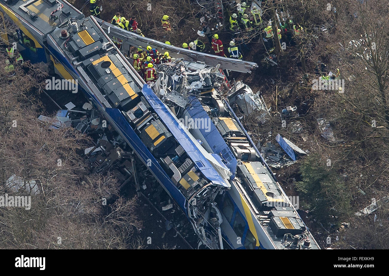 Train crash aerial hi-res stock photography and images - Alamy