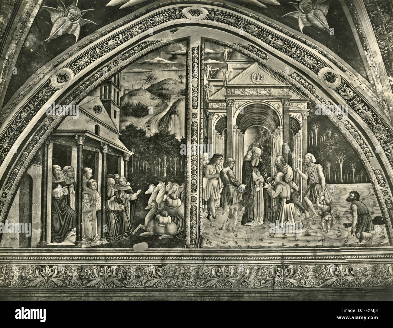 Miracles of St. Anthony, Pilgrim Church, Assisi, Italy Stock Photo - Alamy