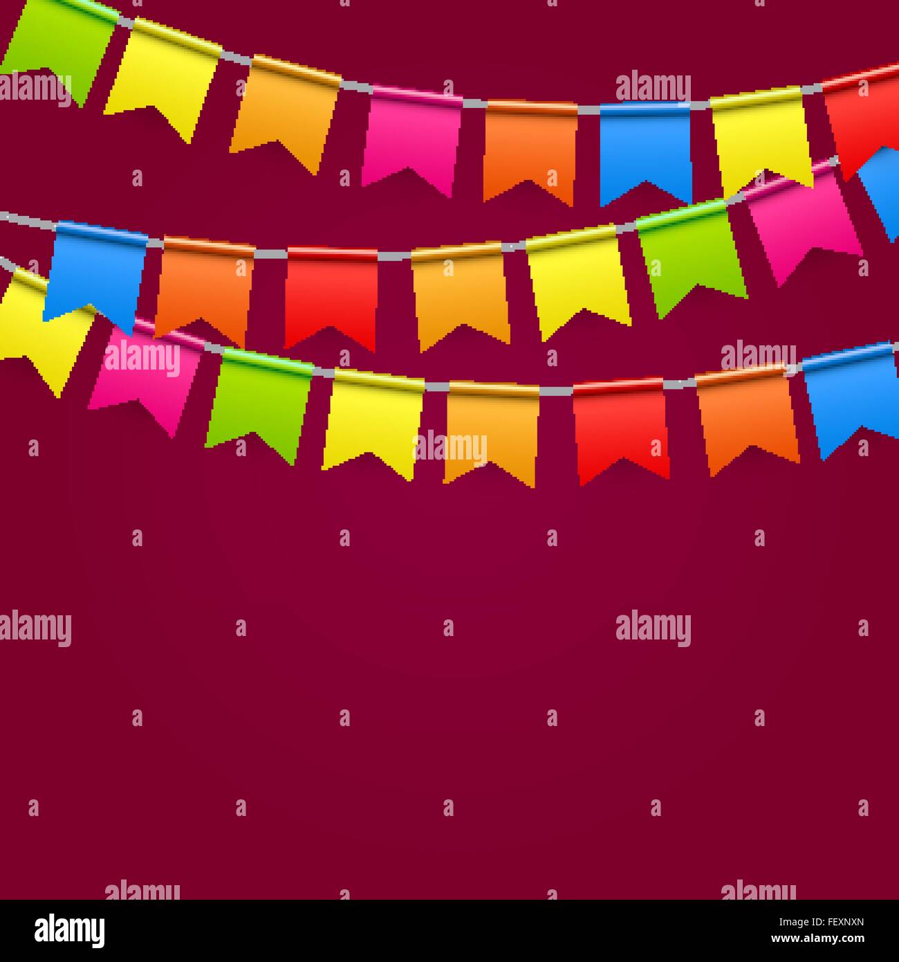 Party Background with Flags Vector Illustration Stock Vector Image ...
