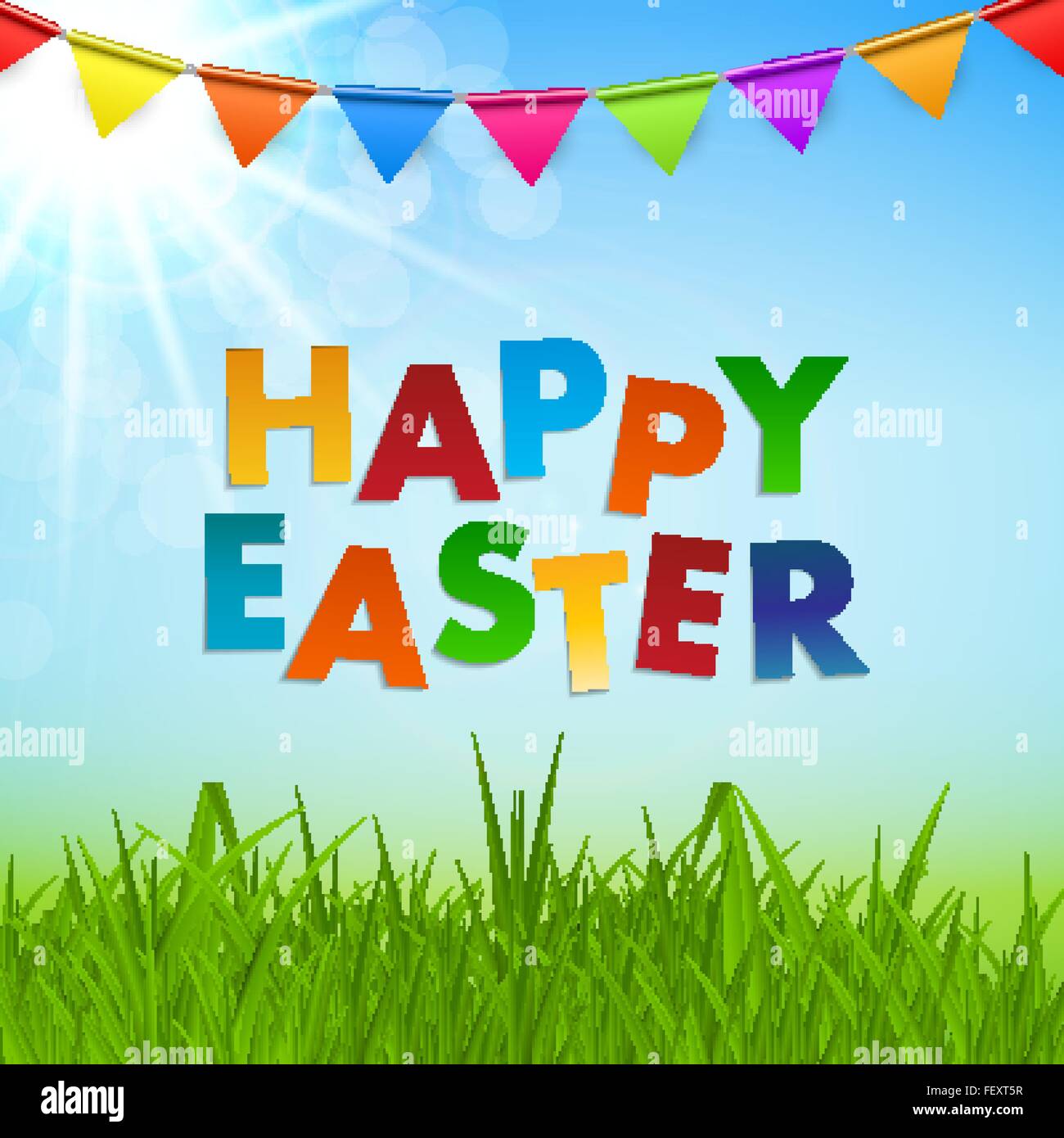 Natural spring background Stock Vector Images - Alamy