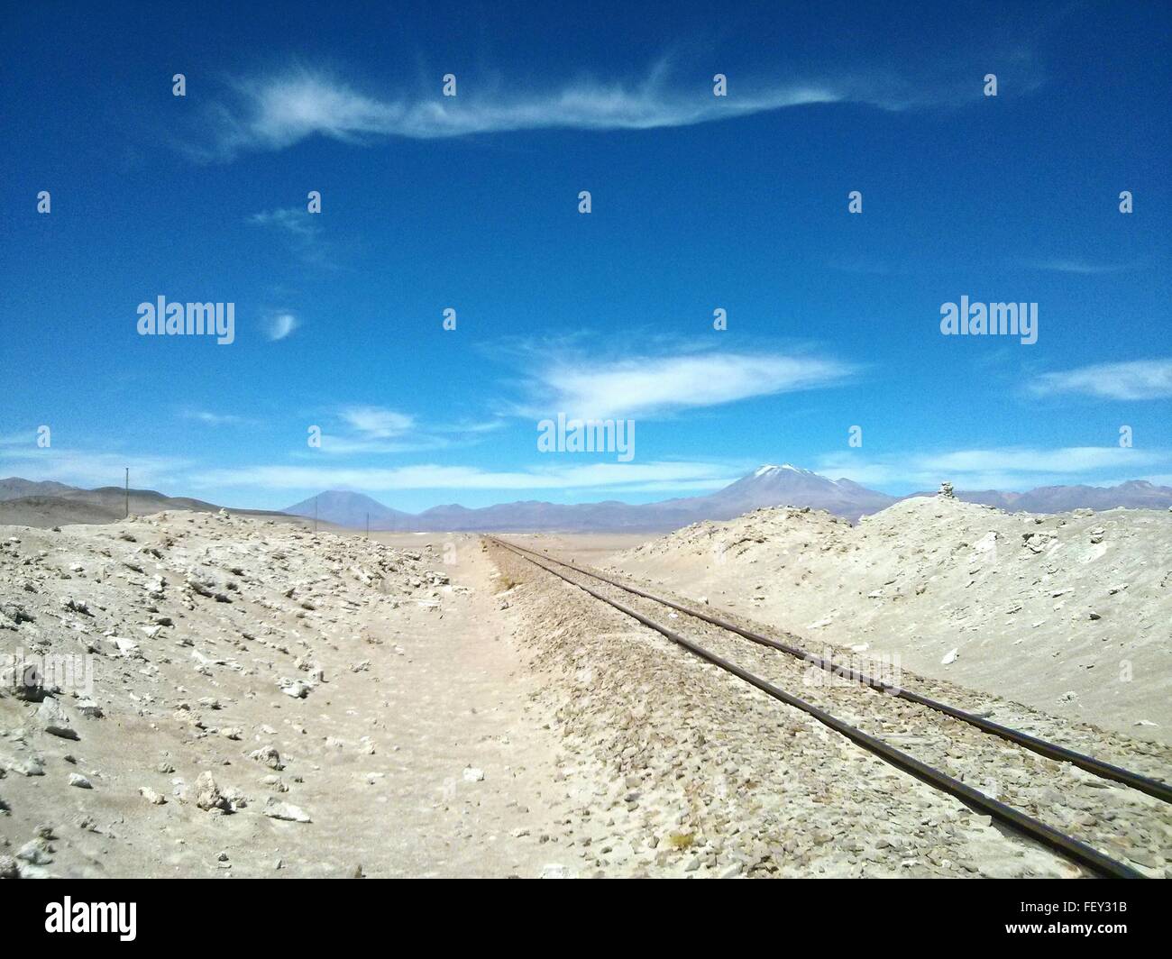 Track in desert hi-res stock photography and images - Alamy