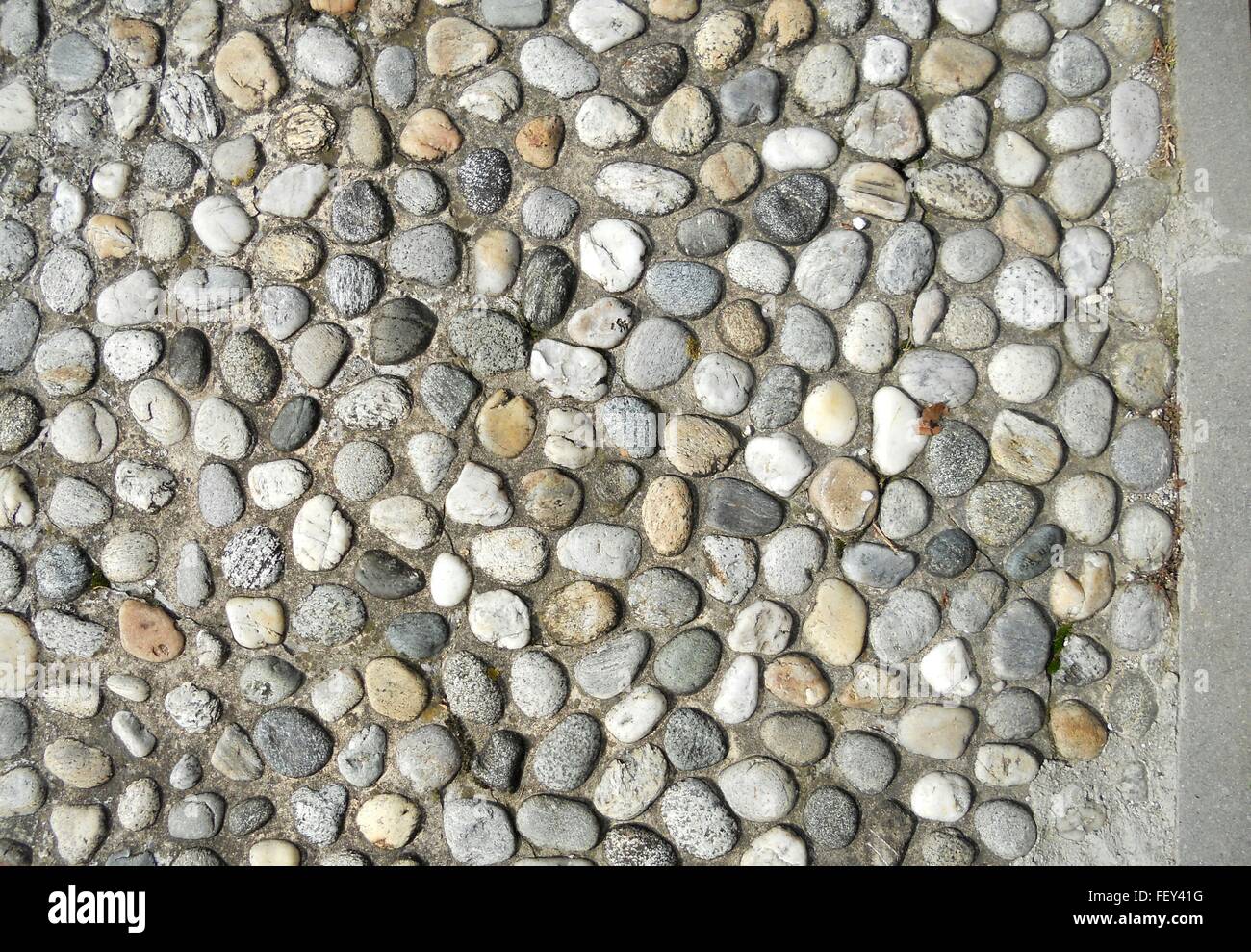 Detail Shot Of Pebbled Ground Stock Photo - Alamy