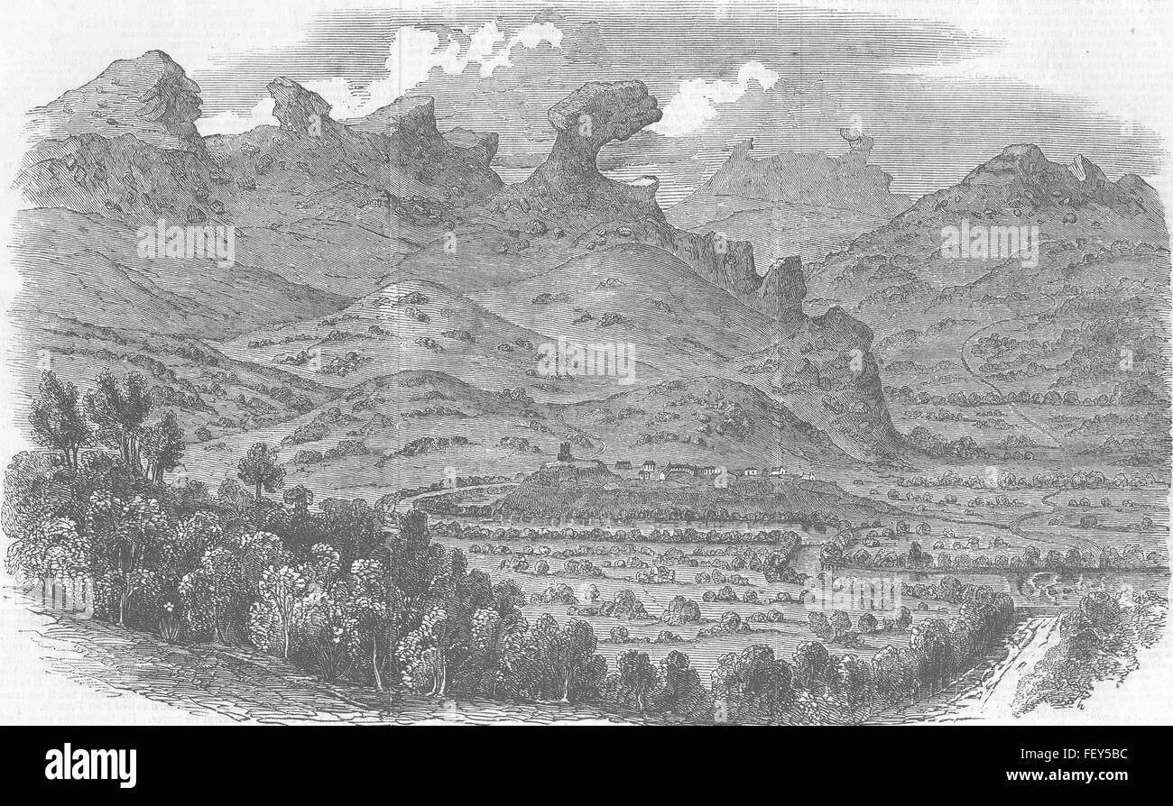 SOUTH AFRICA 8th Xhosa War Ft Armstrong, Kat River 1851. Illustrated ...