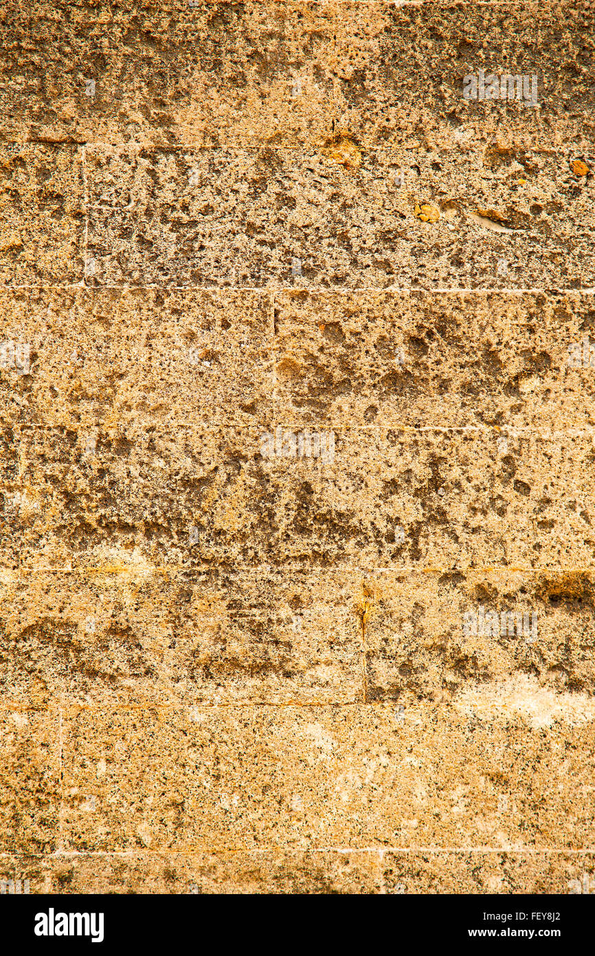 texture wall in africa morocco the old brick construction concrete ...